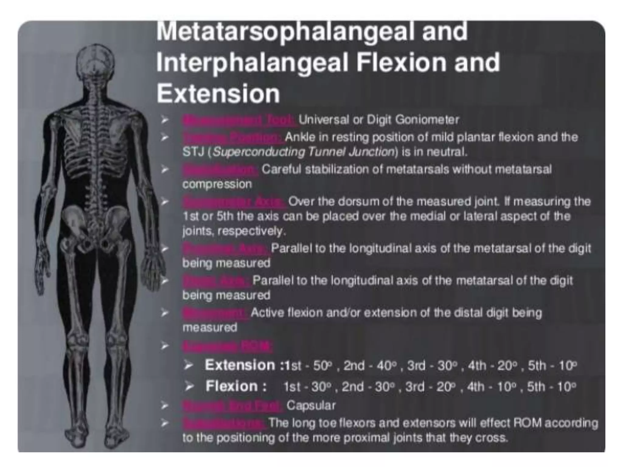 Goniometry of lower limb joints/ROM of lower limb joints | PPTX