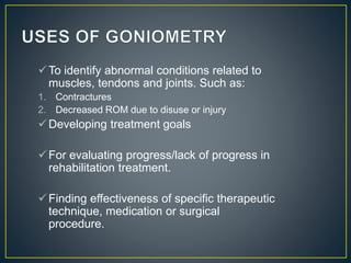 Goniometry | PPTX