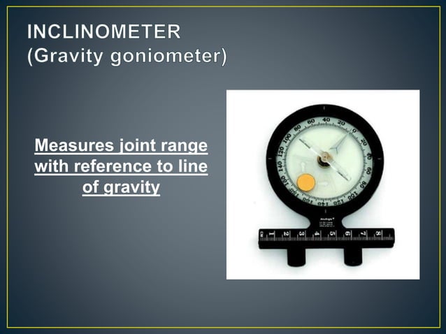 Goniometry | PPTX | Death, Injury, or Military Conflict | Sensitive Topics