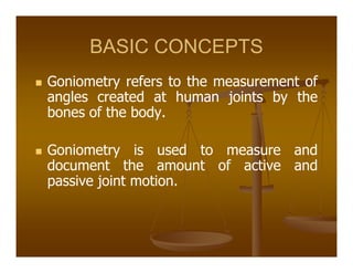 Goniometry | PDF