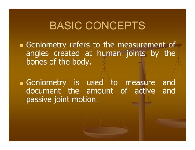 Goniometry | PDF