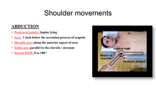GONIOMETRY UPPER LIMB PPT.pptx | Death, Injury, or Military Conflict ...