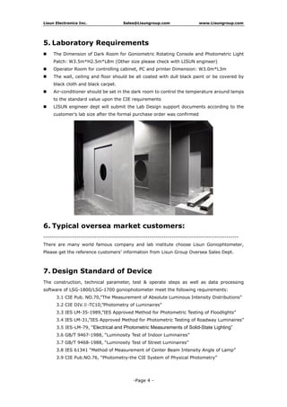 Goniophotometers | PDF