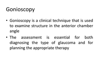 Gonioscopy | PPT