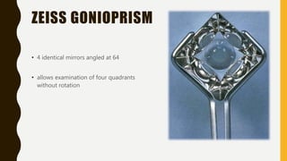 Gonioscopy | PPTX