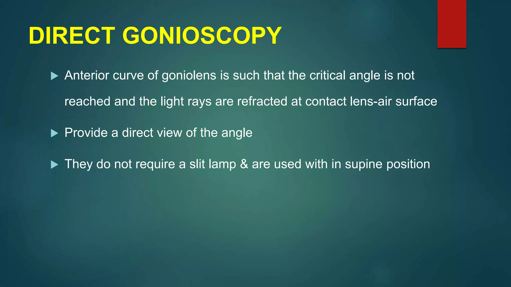 Gonioscopy | PPTX