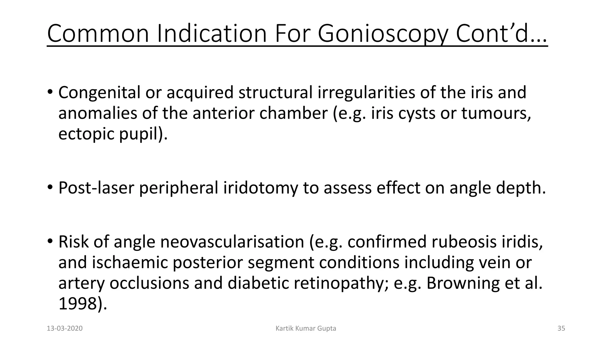 Gonioscopy | PPT