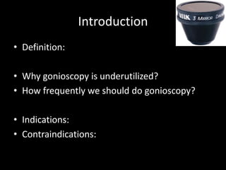 Gonioscopy | PPTX