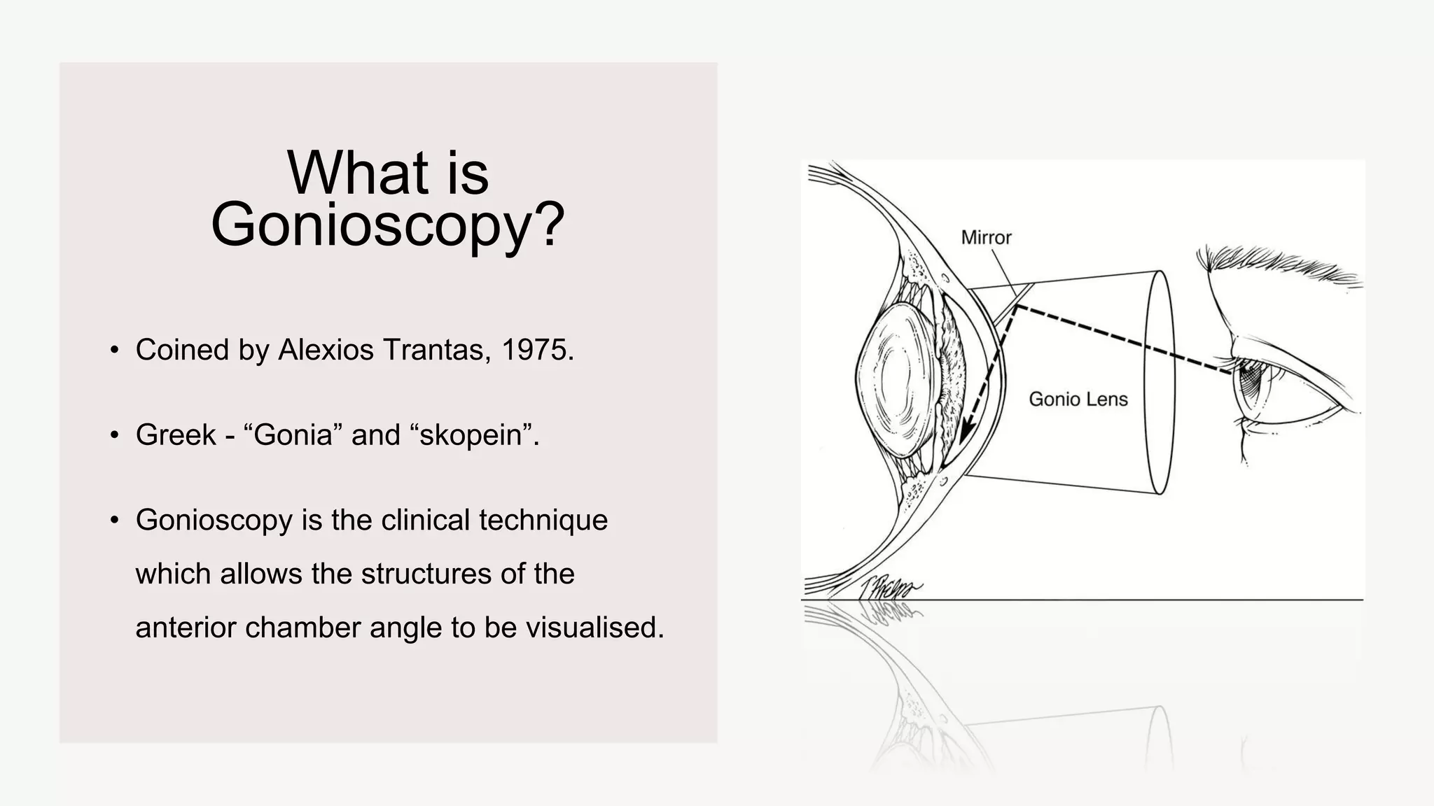 Gonioscopy | PPTX