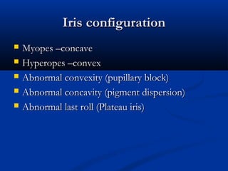 Gonioscopy presentation | PPT