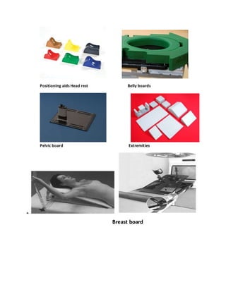 immobilising devices used in radiotherapy | DOCX