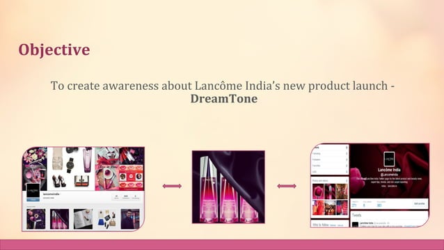 Lancome #GoNoFilter Instagram Campaign | PPT