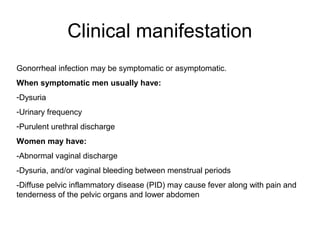 Gonorrhea | PPT