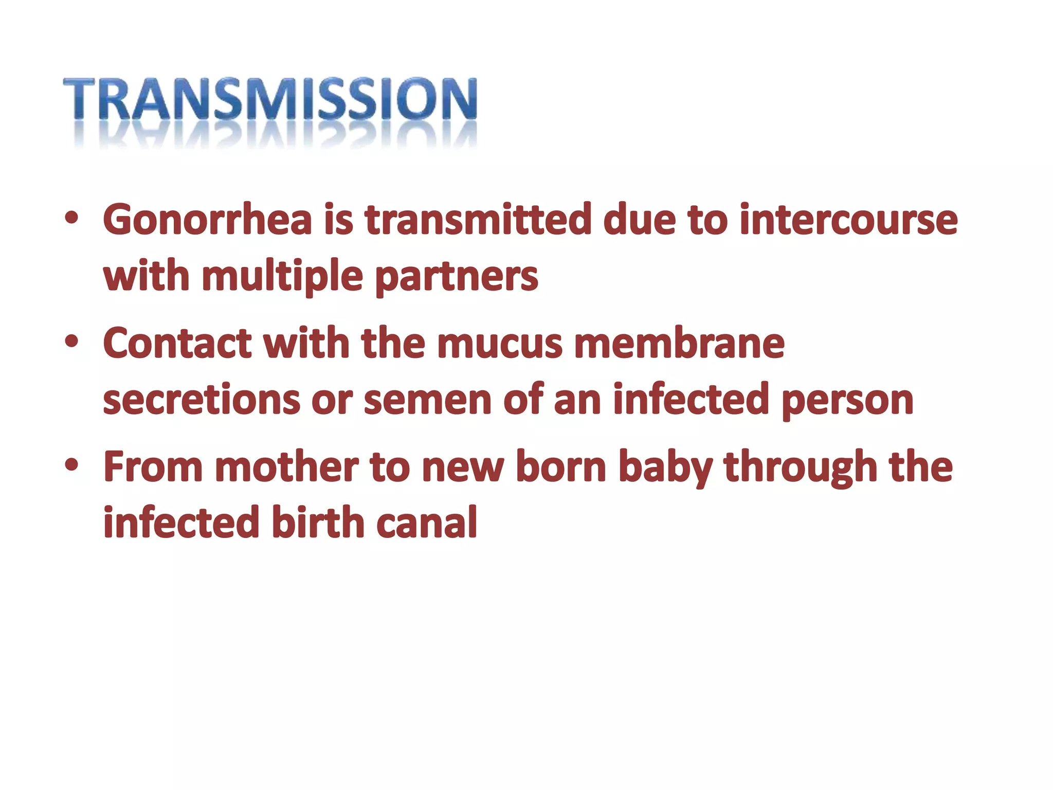 Gonorrhea | PPTX