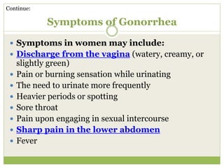 Gonorrhea | PPTX