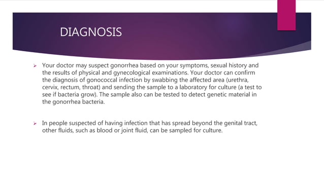 Gonorrhea | PPTX