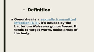 Gonorrhea | PPT | Free Download