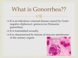 Gonorrhea (1) | PPTX