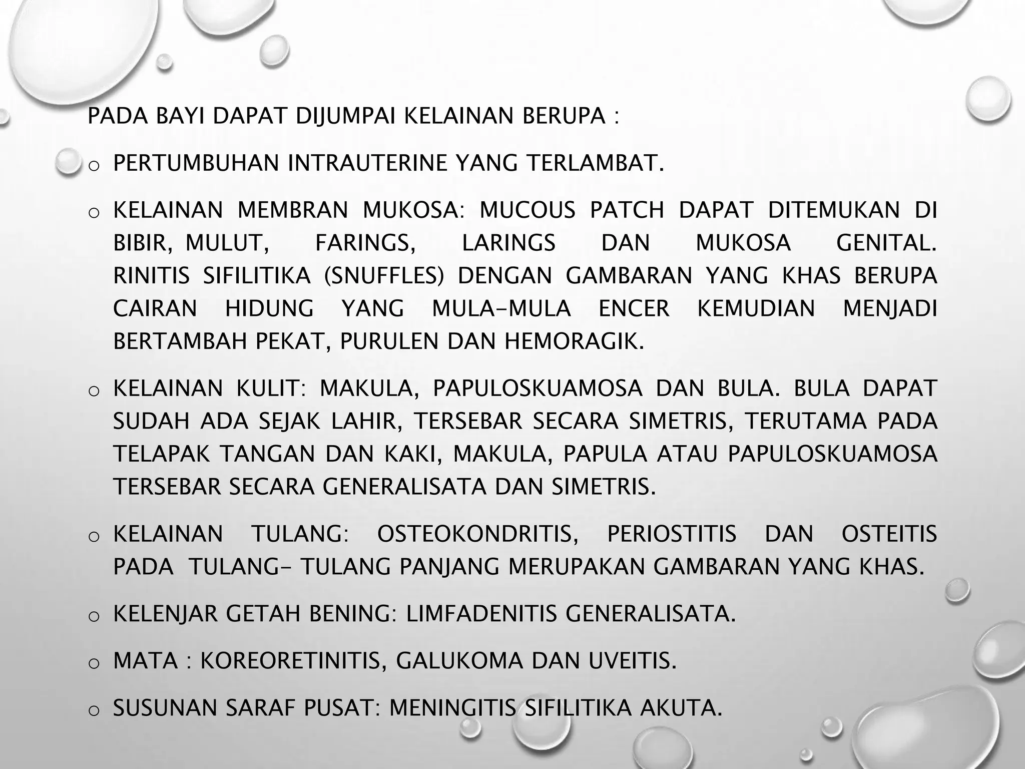 Tanda penyakit gonorrhea dan sifilis yang perlu anda ketahuk | PPTX