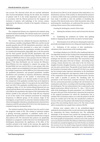 Clinical Predictors of the Evolving Ischemic Stroke according to the Tree-Structured Model | PDF