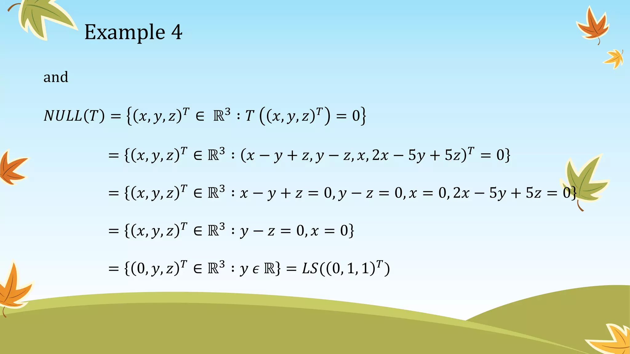 Rank nullity theorem | PPTX
