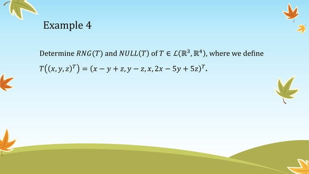 Rank nullity theorem | PPTX
