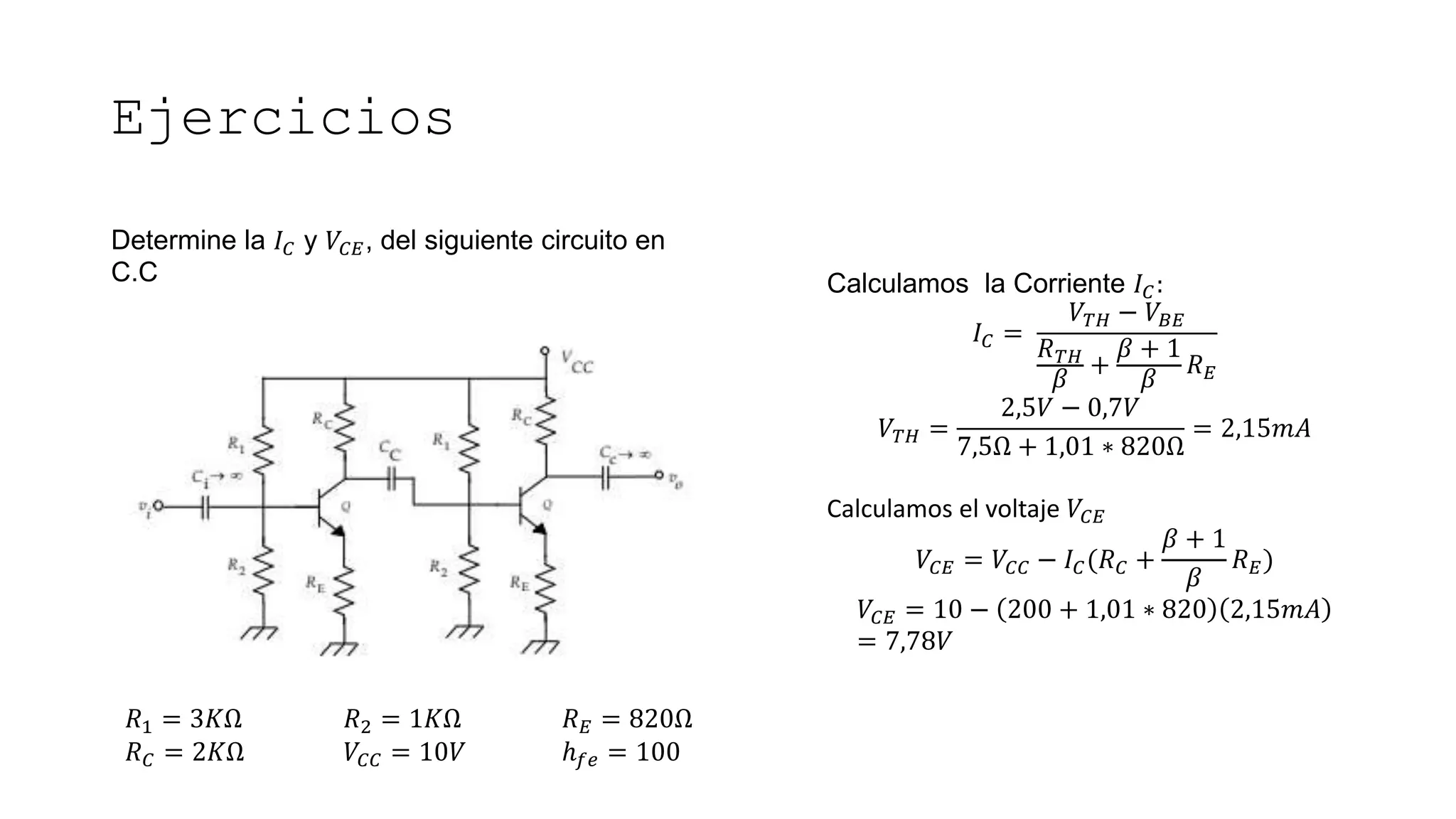Amplificadores Transistorizados Multietapa | PPTX