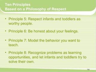 Infants, Toddlers & Caregivers Ch 1 | PPT