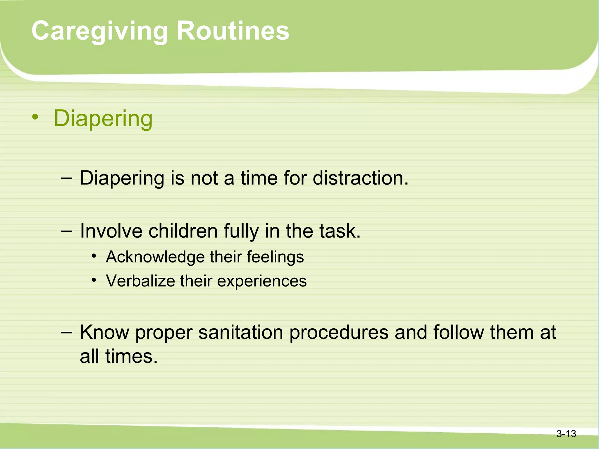 Infants, Toddlers & Caregivers Ch 3 | PPT