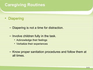 Infants, Toddlers & Caregivers Ch 3 | PPT
