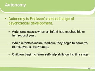 Infants, Toddlers & Caregivers Ch 11 | PPT