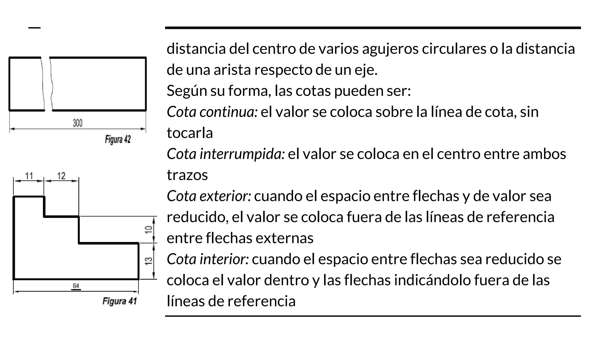 Alzado, cotas, lineas de corte... | PPTX