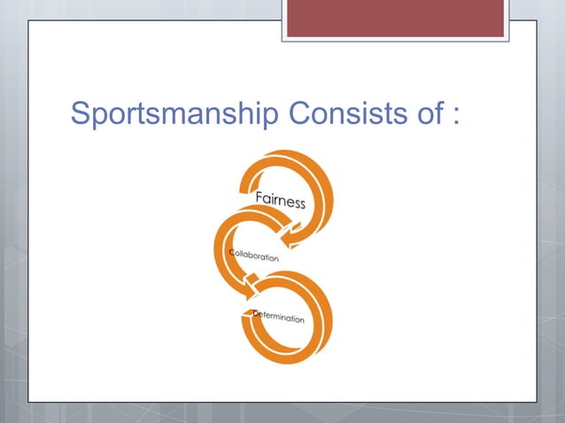 Good sportsmanship | PPT
