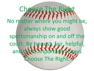 Good sportsmanship | PPT