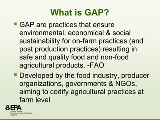 Good agricultural-practices-GAPs by Md. Abdul Momin Sheikh | PPT