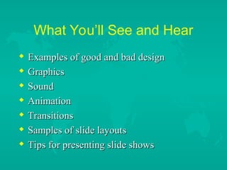how to prepare Good vs bad Presentations | PPT