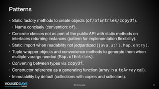 The good, the bad, and the ugly of Java API design | PPT