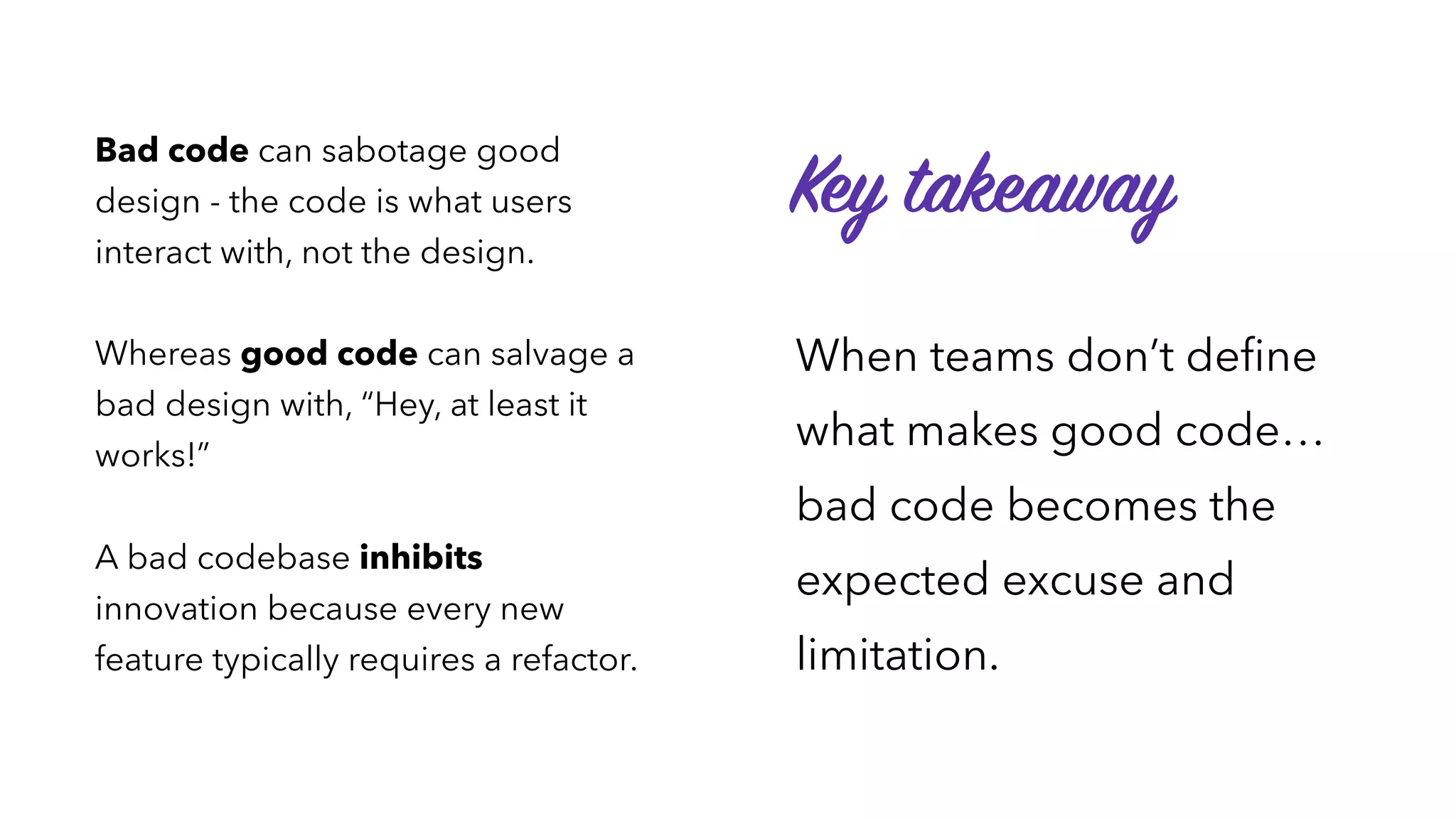 Good Code / Bad Code | PDF
