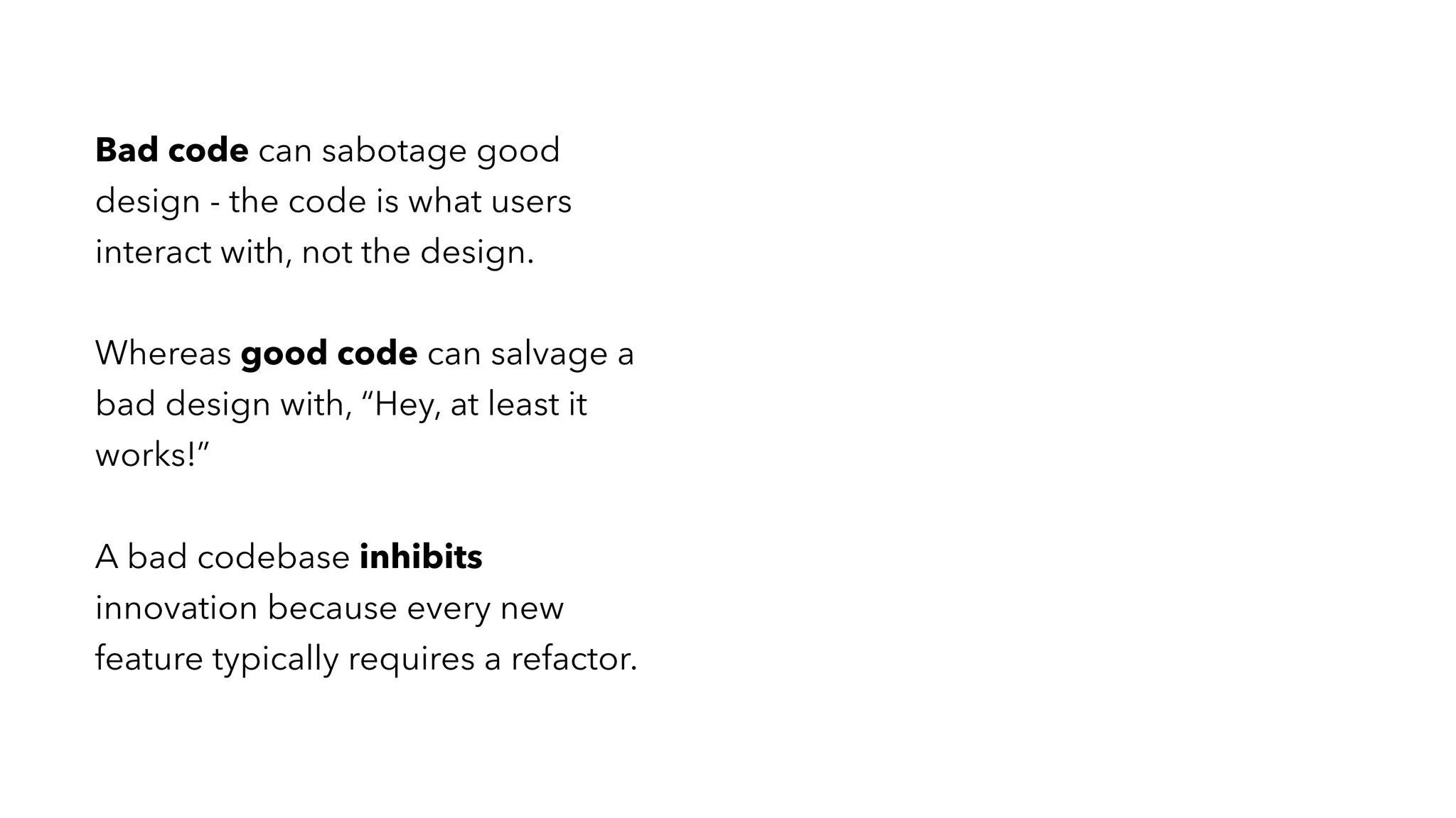 Good Code / Bad Code | PDF