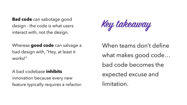 Good Code / Bad Code | PDF