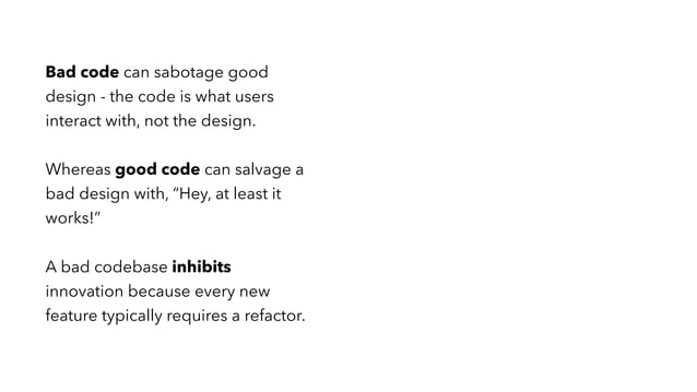 Good Code / Bad Code | PDF