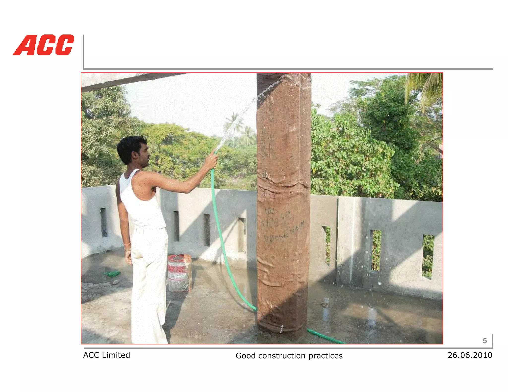 Good construction practices - Part 2 - ACC | PDF