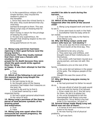 Good earth-unit-test | PDF
