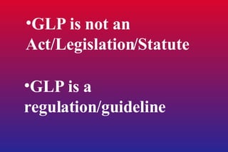 Good Laboratory Practices (http://www.ubio.in) | PPT