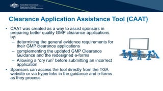 Presentation: Good Manufacturing Practice and the TIWGG | PPTX