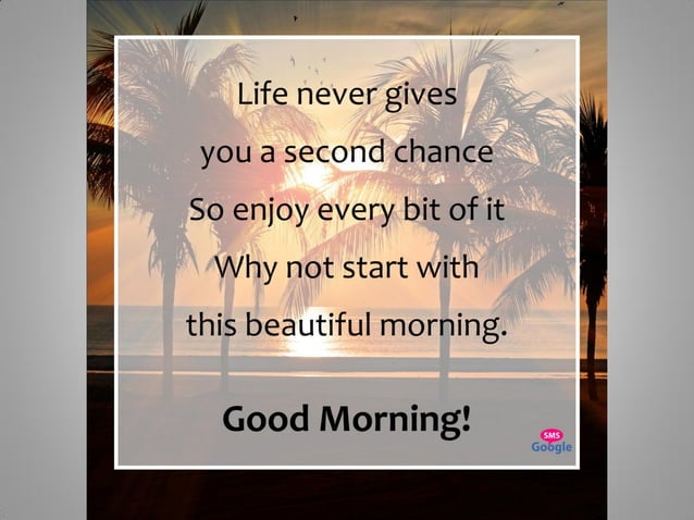 Good Morning Messages in English | PDF
