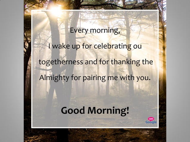 Good Morning Messages in English | PPT