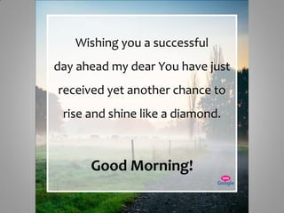 Good Morning Messages in English | PPT
