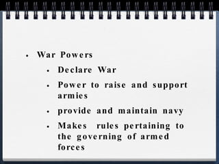 Legislative Powers | PPT