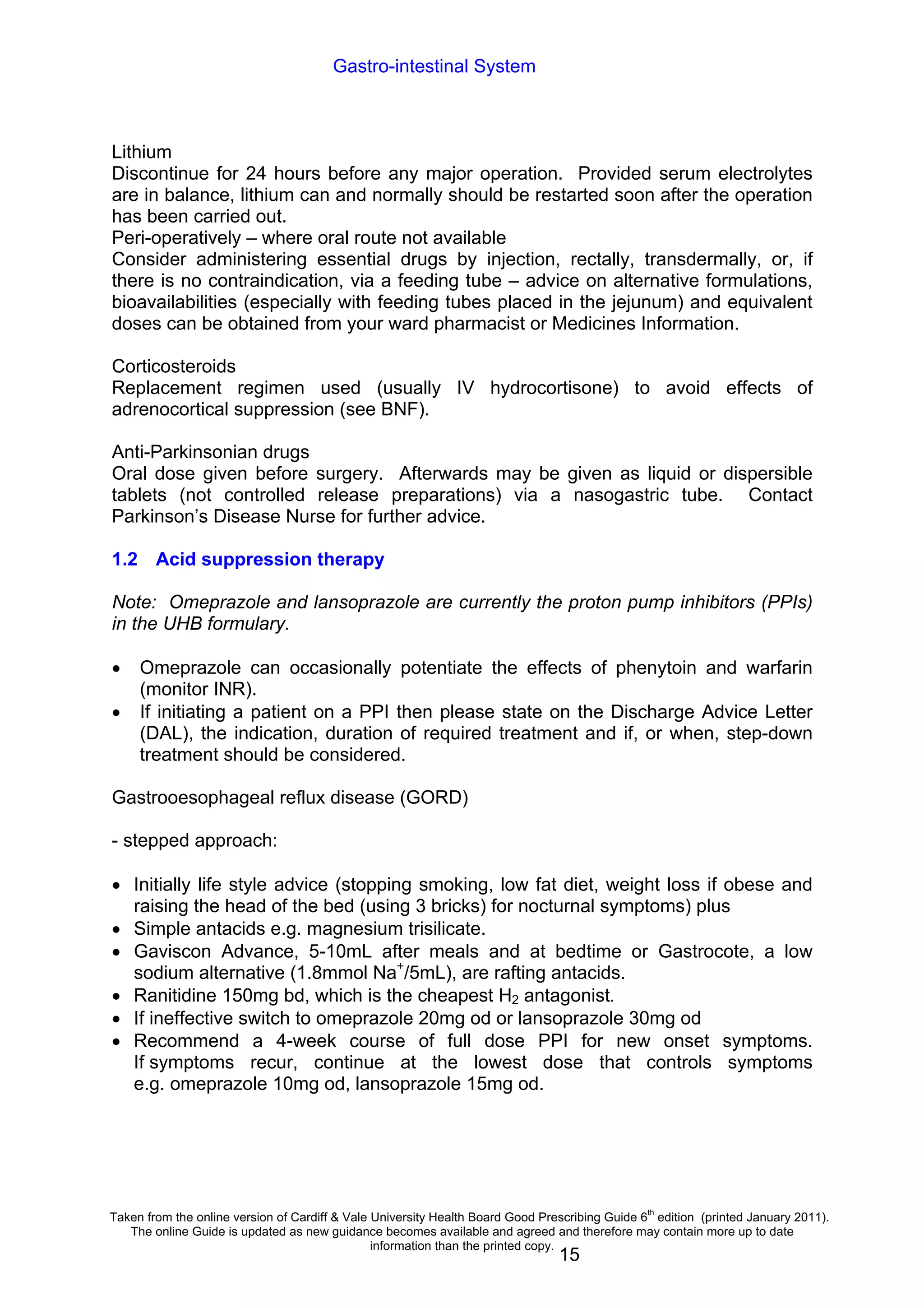 Good Prescribing Guide - Prescribing guide for medical staff and ...